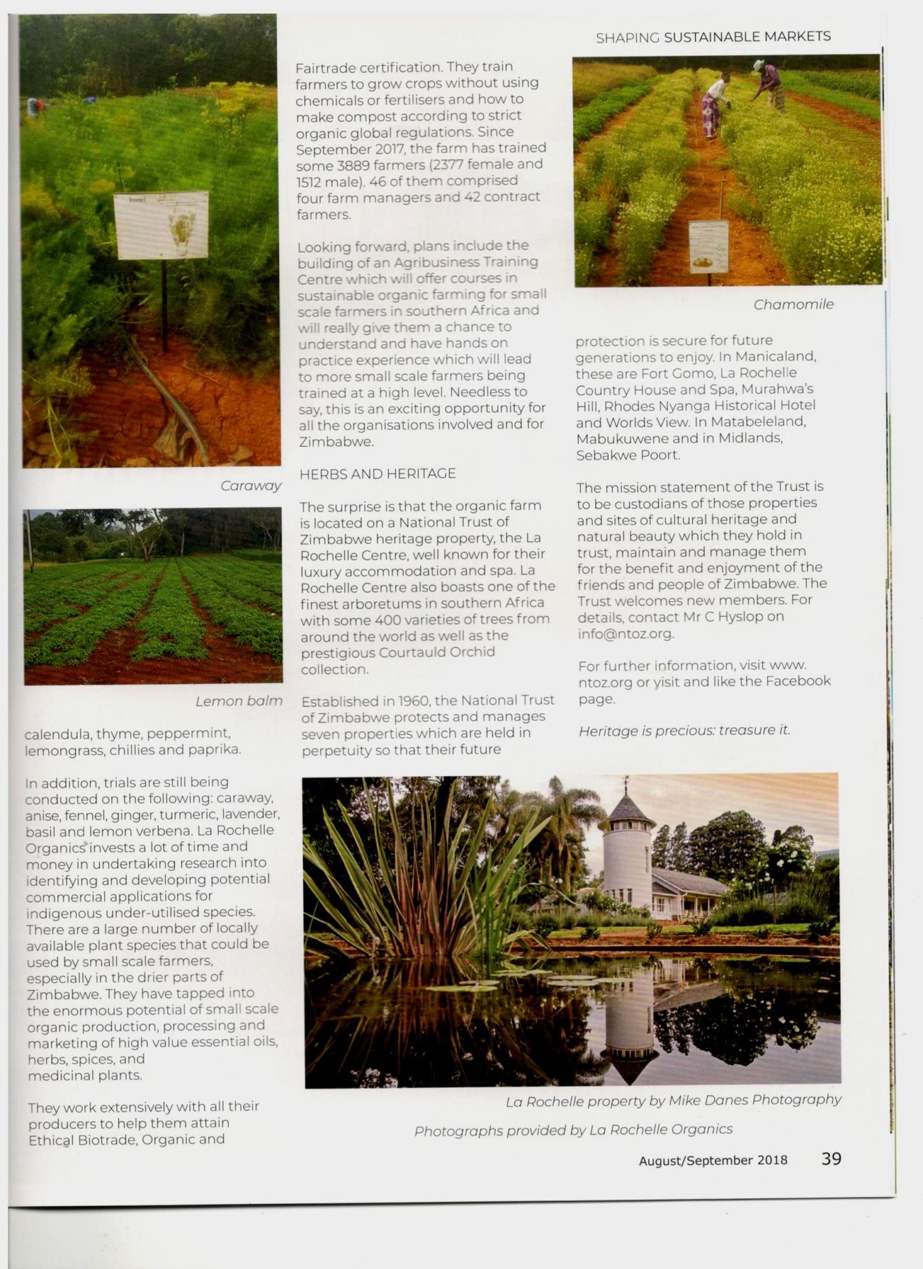 The Benefits of Organic Farming – National Trust of Zimbabwe